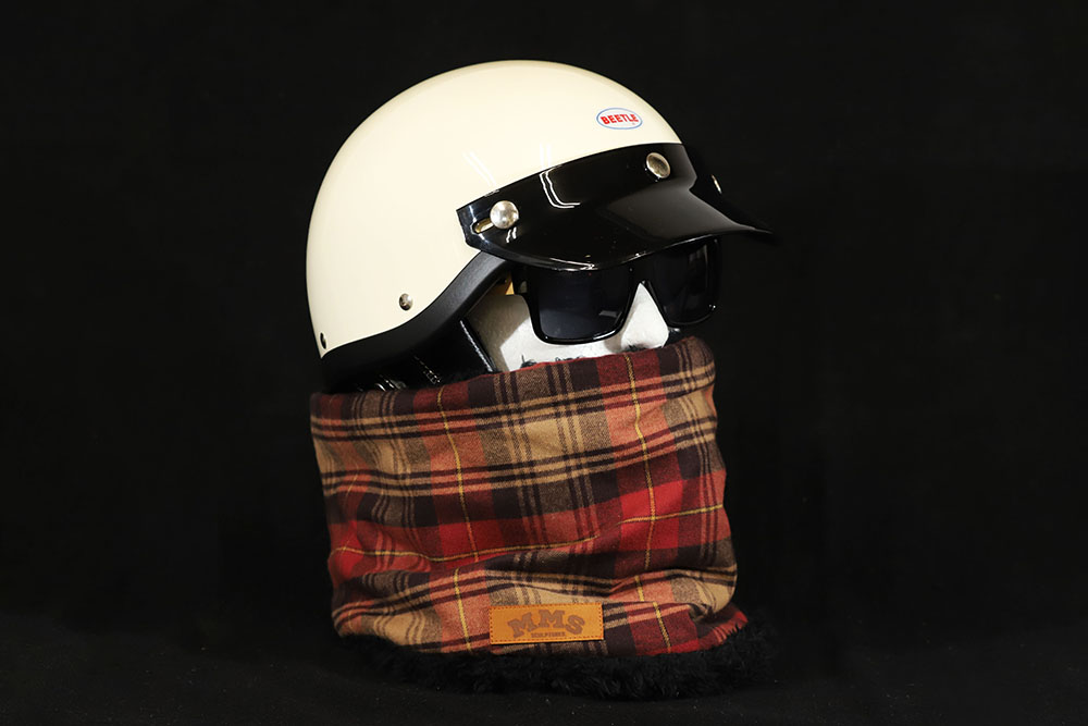 goodsショッピングサイト/商品詳細 [廃番] ROBIN NECK WARMER /タータンチェック(RED)&ブラックファー[販売終了]