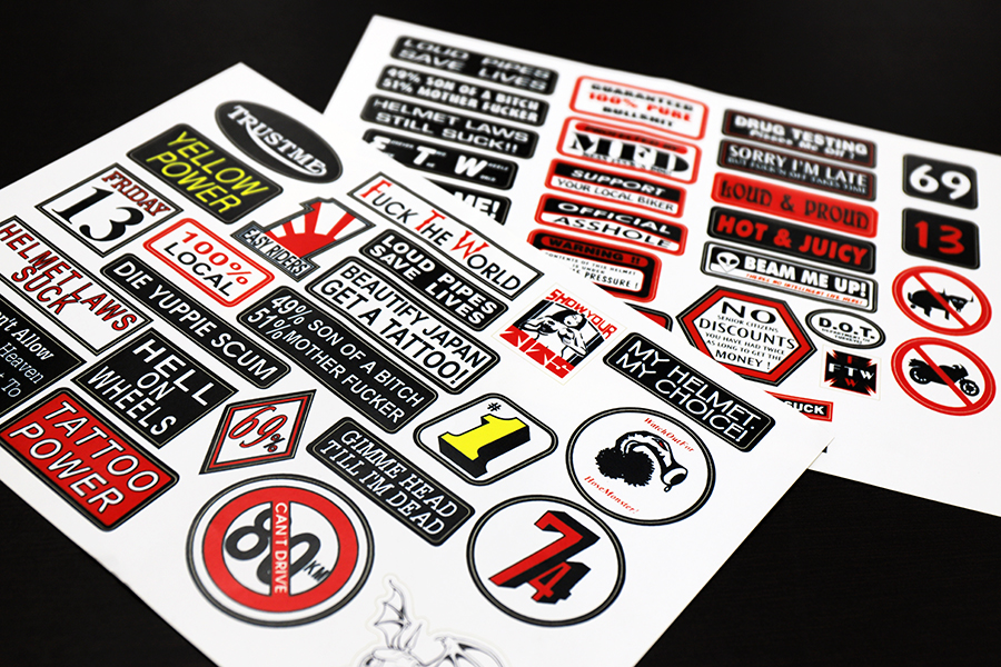 goodsショッピングサイト/商品詳細 STICKER "SLANG STICKER SET" Universal Custom Choppers
